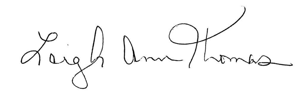 Leigh Ann Thomas - Starr Ayers, Author